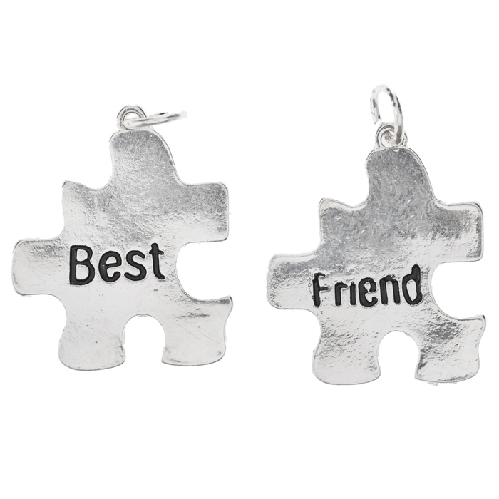 Best Friend Puzzle Piece Charms | Hobby Lobby | 1314558