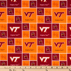 Virginia Tech Block Collegiate Cotton Fabric | Hobby Lobby | 954503