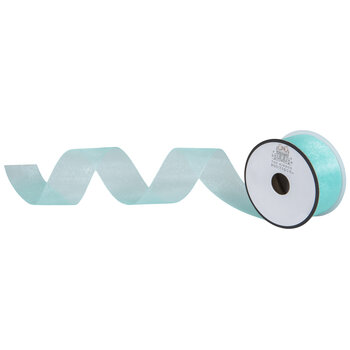 Aqua Organza Ribbon - 1 1/2" | Hobby Lobby | 2225068