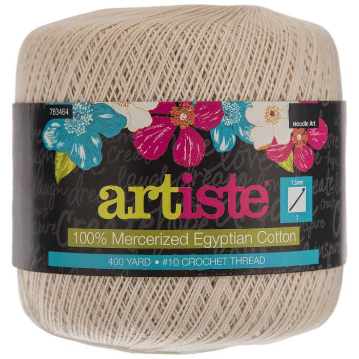 Eggnog Artiste Cotton Crochet Thread | Hobby Lobby | 783464