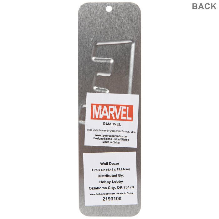 Superhero Letter Metal Sign - E | Hobby Lobby | 2193100