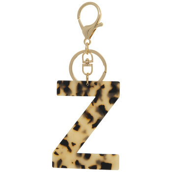 Leopard Print Letter Keychain - Z | Hobby Lobby | 1855188