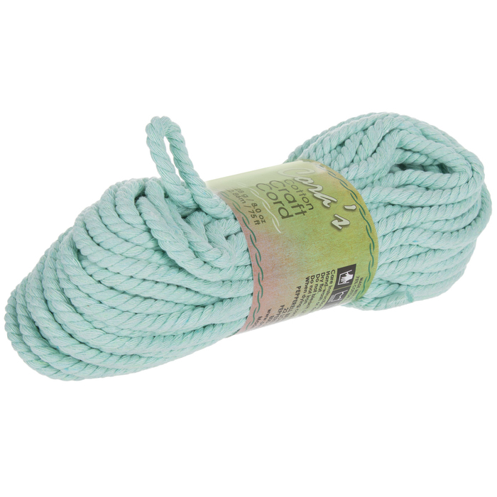 Mint Green Cora's Cotton Craft Cord - 4mm | Hobby Lobby | 1696749