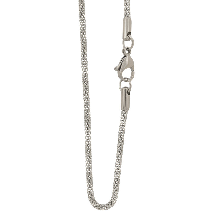 Stainless Steel Mesh Chain Necklace - 18" | Hobby Lobby | 2093938