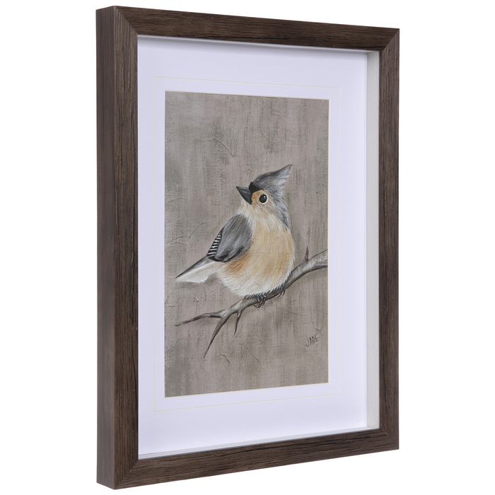 Gray Winter Bird Framed Wall Decor | Hobby Lobby | 1952811