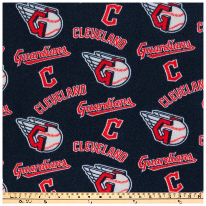 MLB Cleveland Guardians Fleece Fabric | Hobby Lobby | 954669
