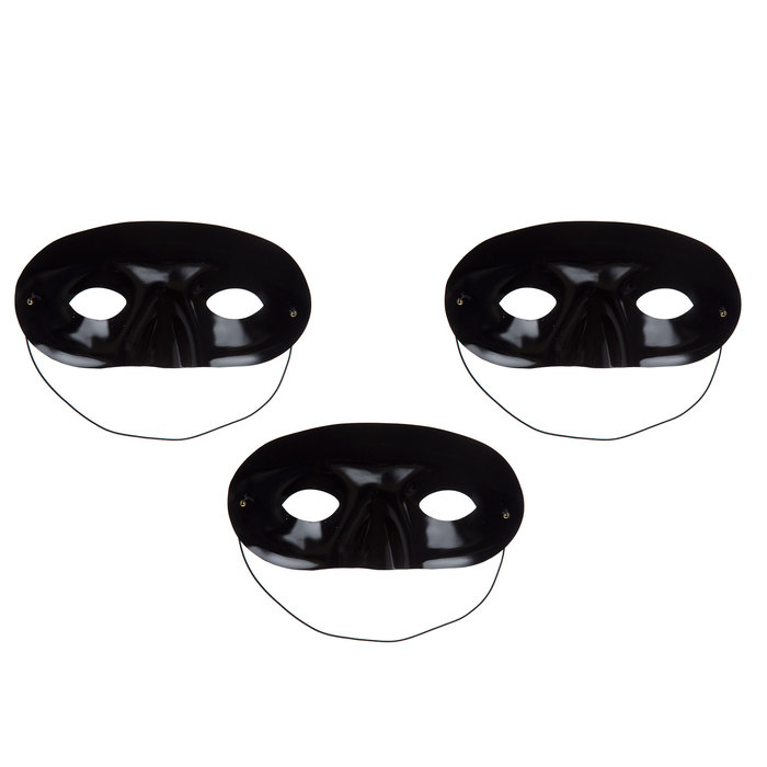 Black Half Mask Value Pack | Hobby Lobby | 302901