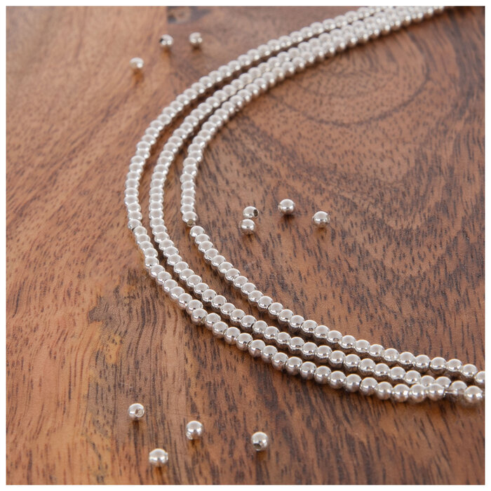 Round Metal Bead Strands | Hobby Lobby | 2082196