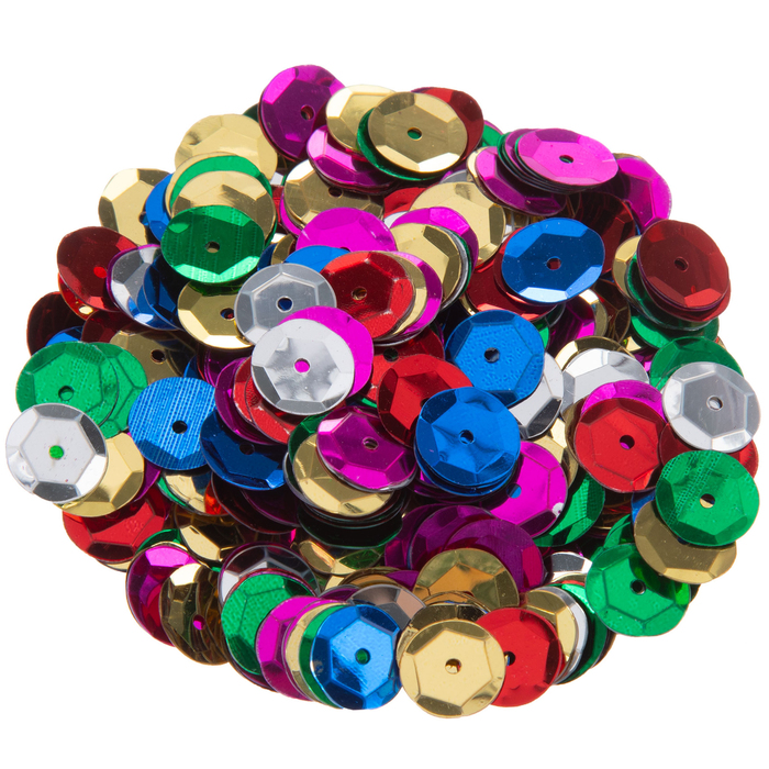 Assorted Colors Round Cup Sequins - 10mm | Hobby Lobby | 666727