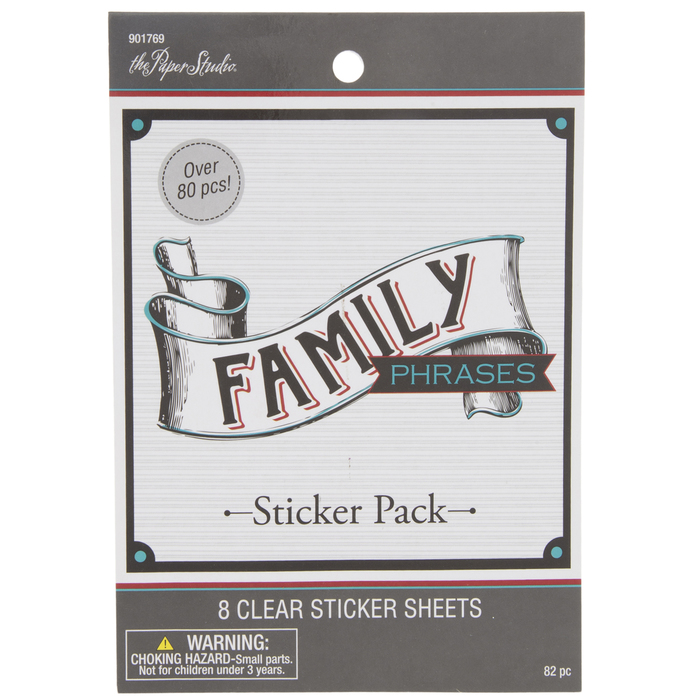 Family Phrases Stickers | Hobby Lobby | 901769