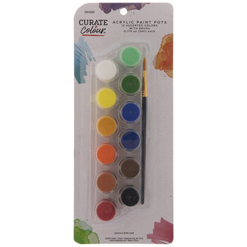 Assorted Colors Acrylic Paint Pots - 13 Piece Set | Hobby Lobby | 2053585