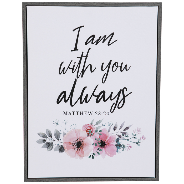 Matthew 28:20 Canvas Wall Decor | Hobby Lobby | 1951615