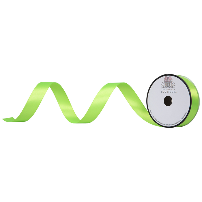 Neon Green Double-Face Satin Ribbon - 7/8" | Hobby Lobby | 515635
