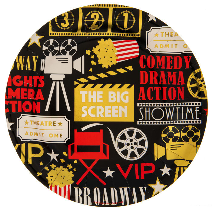 Movie Night Paper Plates - Small | Hobby Lobby | 1570324