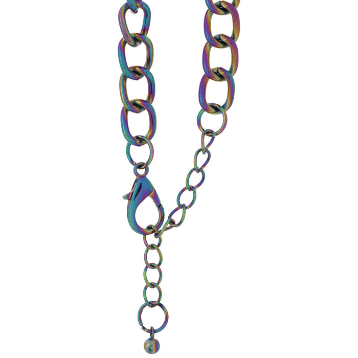 Rainbow Holographic Chain Bracelet | Hobby Lobby | 1989649