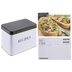 White & Black Metal Recipe Box | Hobby Lobby | 2148609