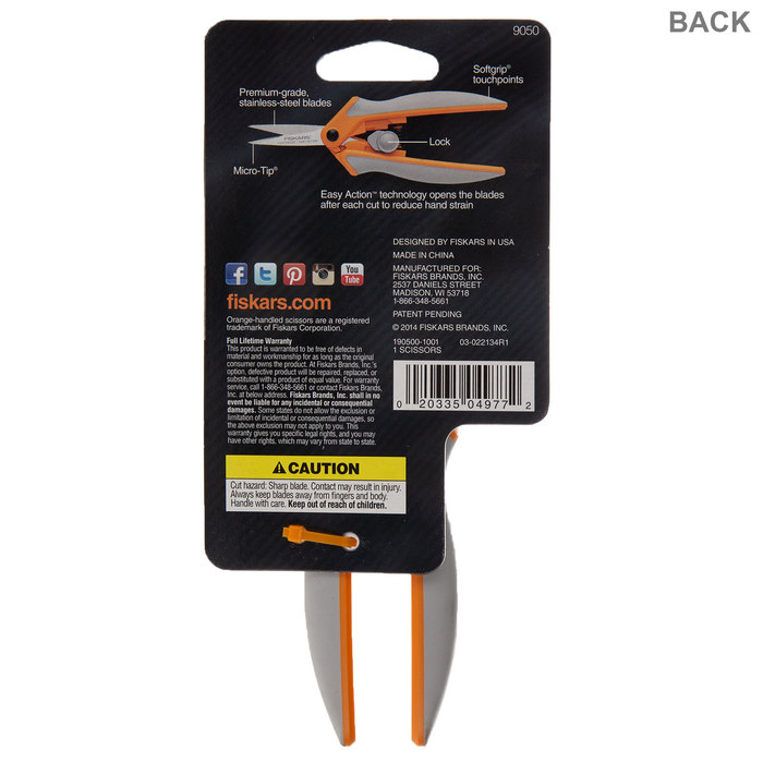 Fiskars Micro-Tip Fabric Scissors | Hobby Lobby | 504571