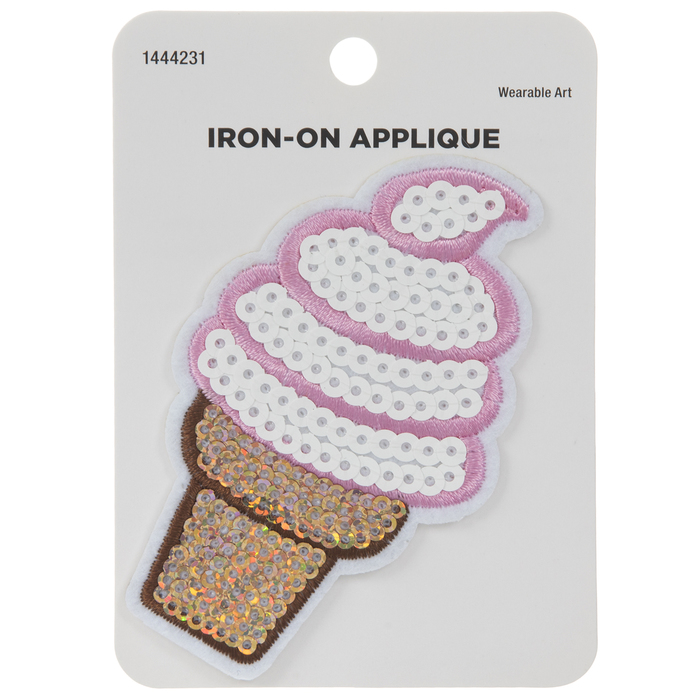 Ice Cream Cone Iron-On Patch | Hobby Lobby | 1444231