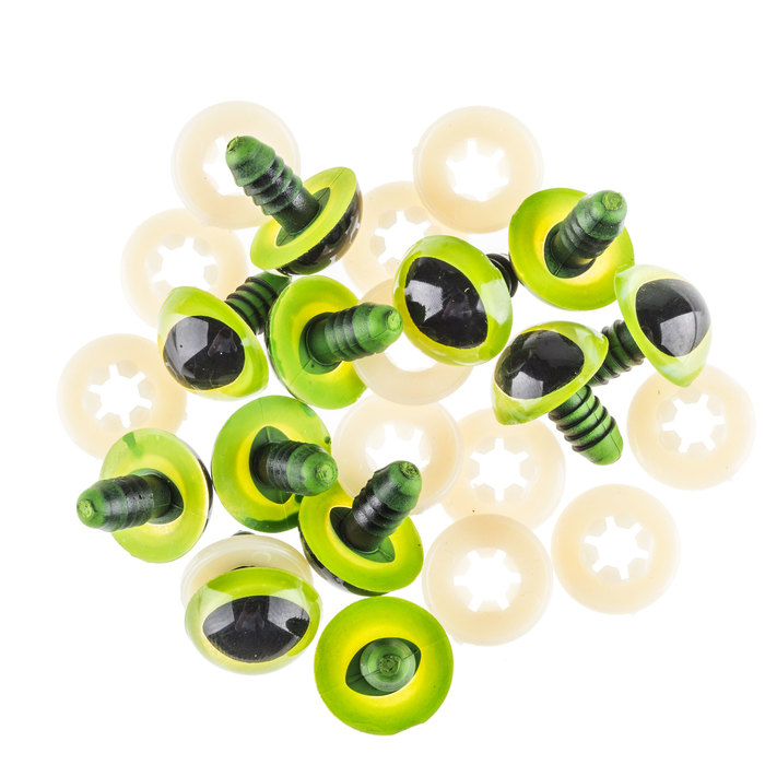 Light Green Cat Eyes - 15mm | Hobby Lobby | 62075