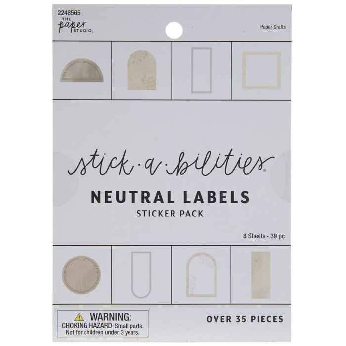Neutral Label Stickers | Hobby Lobby | 2248565