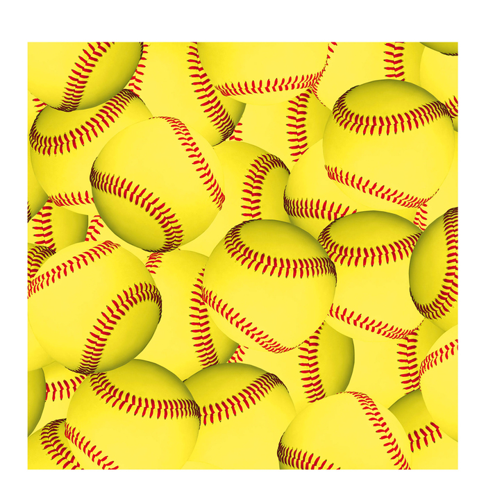 Softballs Scrapbook Paper - 12" x 12" | Hobby Lobby | 522995