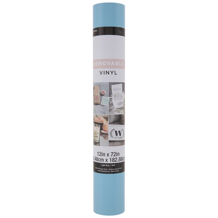 Light Blue Removable Self Adhesive Vinyl | Hobby Lobby | 1787324