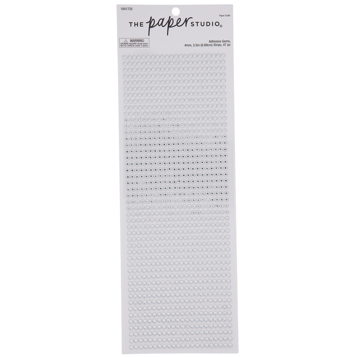 Clear Round Rhinestone Border Stickers | Hobby Lobby | 1841725