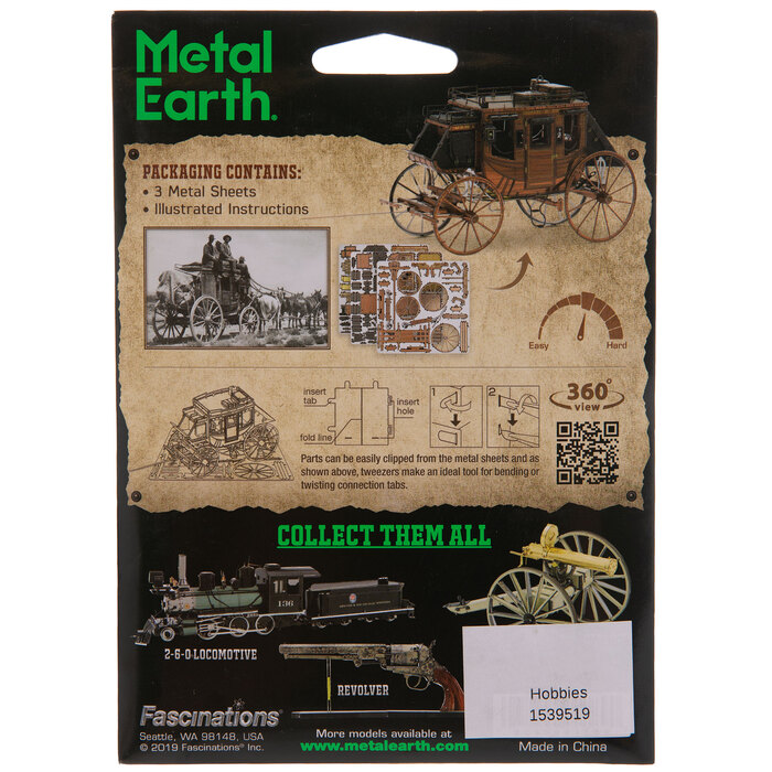 Stagecoach Metal Model Kit | Hobby Lobby | 1539519