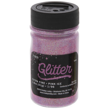 Pink Ice Extra Fine Glitter - 1.8 Ounce | Hobby Lobby | 712810
