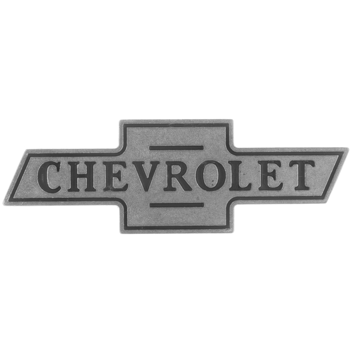 Chevrolet Logo Flag Checkered Flag Silver Metal Black Knob Car Parts ...