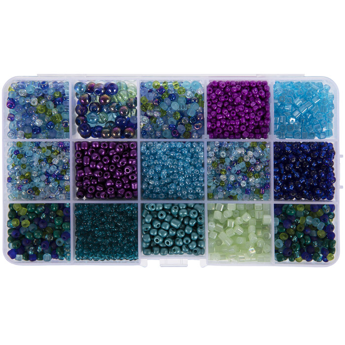Sea Breeze Glass Bead Mix | Hobby Lobby | 2212942