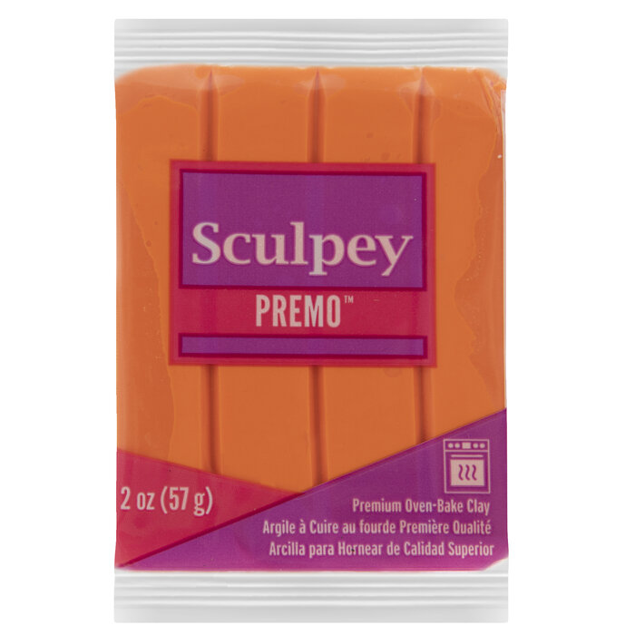 Orange Sculpey Premo Oven-Bake Clay - 2 Ounces | Hobby Lobby | 347815