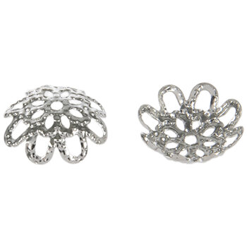 Metal Filigree Bell Caps - 9mm | Hobby Lobby | 888024