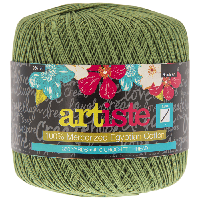 Snow Pea Artiste Cotton Crochet Thread | Hobby Lobby | 966176