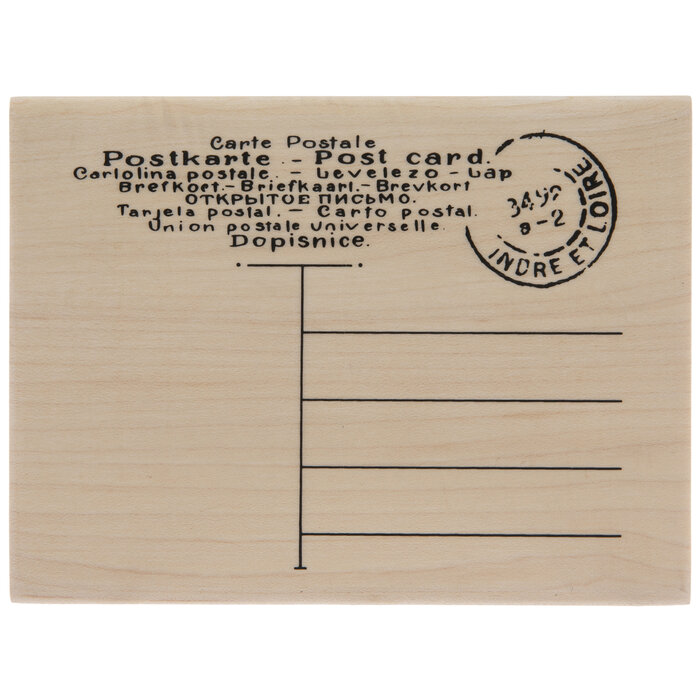 Postcard Rubber Stamp | Hobby Lobby | 2244333