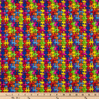 Autism Awareness Cotton Calico Fabric | Hobby Lobby | 562488