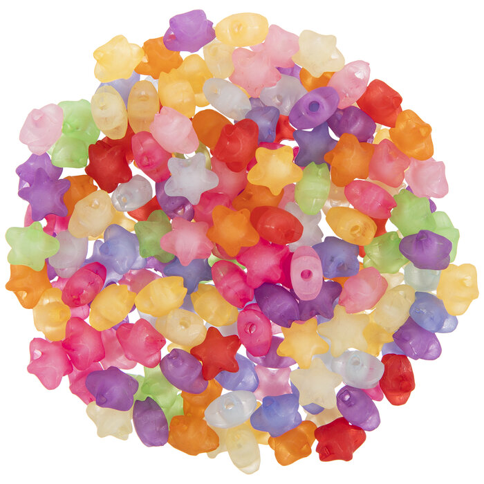 Multi-Color Star Beads | Hobby Lobby | 2265361