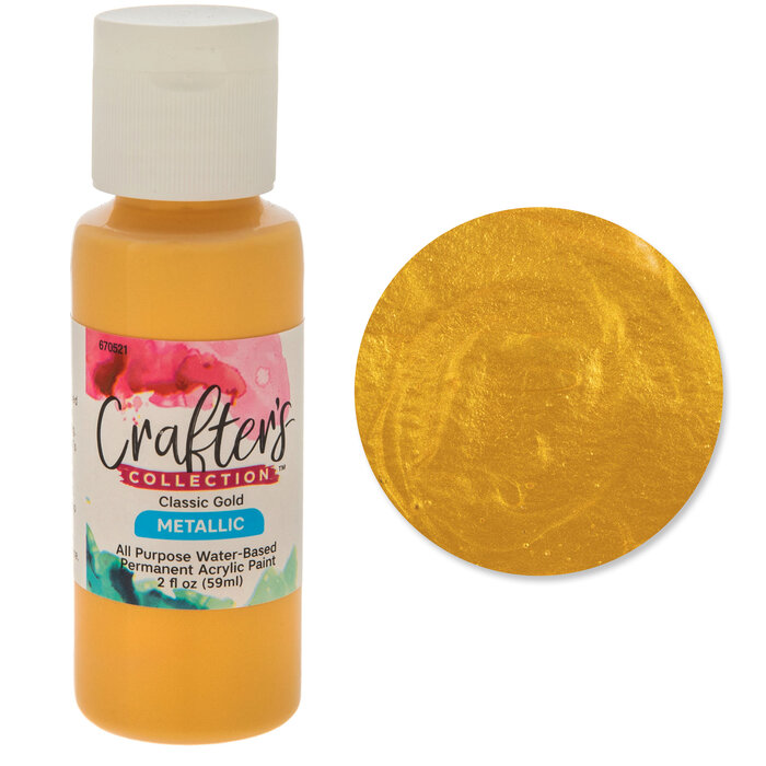 Crafter's Collection Metallic Craft Paint | Hobby Lobby | 670521