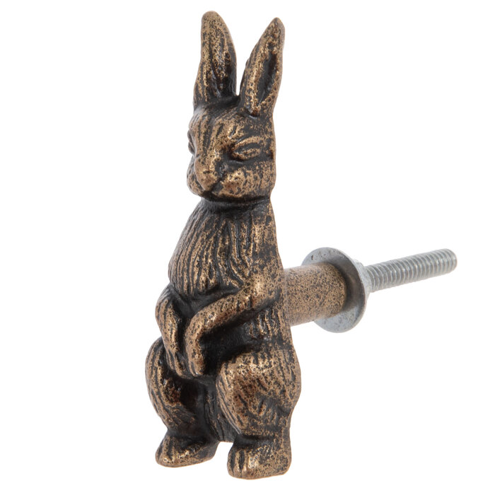 Antique Bronze Rabbit Metal Knob | Hobby Lobby | 2240182