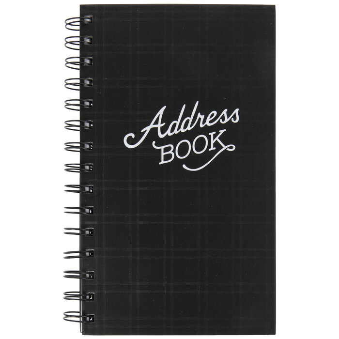 Black & White Plaid Address Book | Hobby Lobby | 2233104