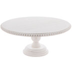 Distressed White Beaded Cake Stand | Hobby Lobby | 2016947