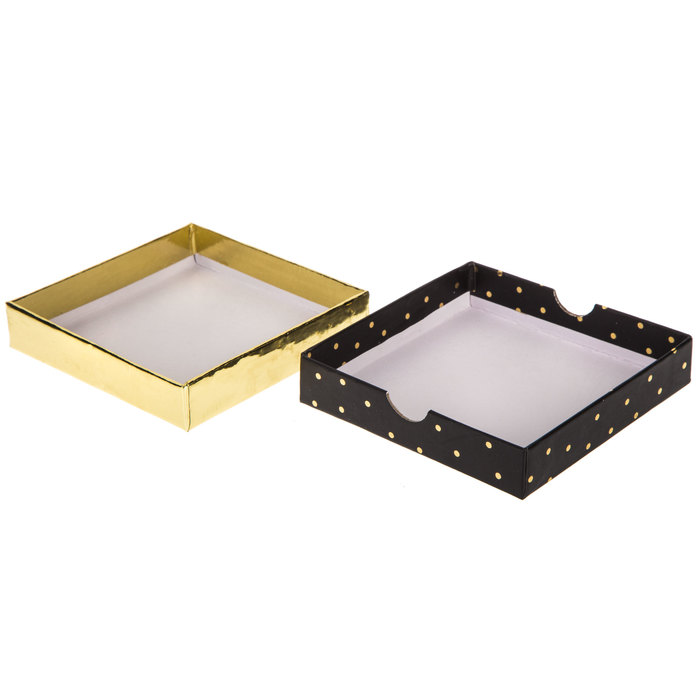 Black & Gold Polka Dot Just For You Gift Box | Hobby Lobby | 1094598