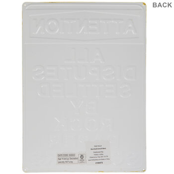 Rock Paper Scissors Metal Sign | Hobby Lobby | 2188472