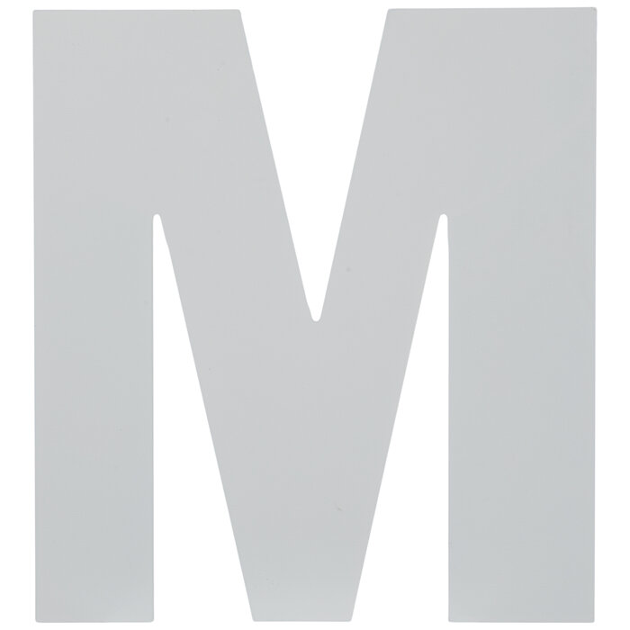 White Letter Wood Decor - M | Hobby Lobby | 2171122