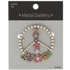 Peace Sign Rhinestone Brooch | Hobby Lobby | 2209393