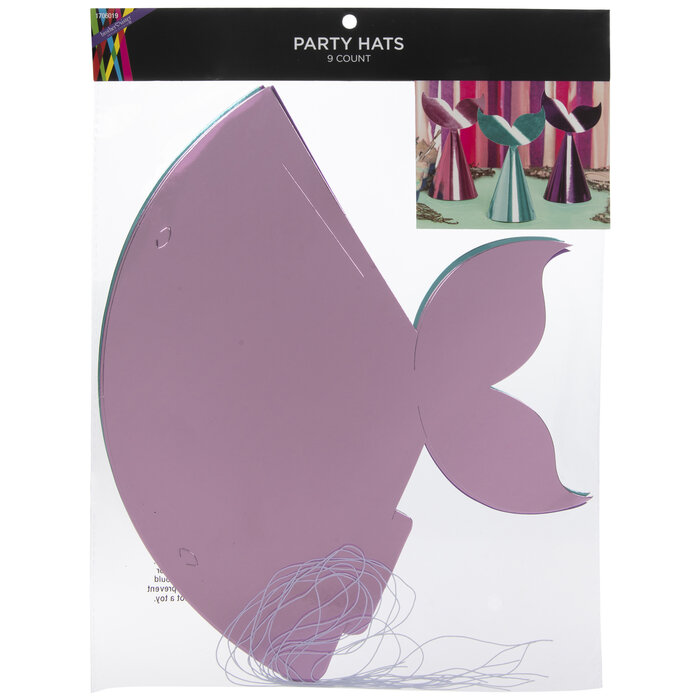 Mermaid Tail Party Hats | Hobby Lobby | 1706019