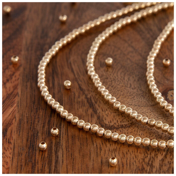 Round Metal Bead Strands | Hobby Lobby | 2082261