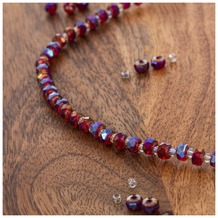 Purple Faceted Disc Bead Strand | Hobby Lobby | 2099844