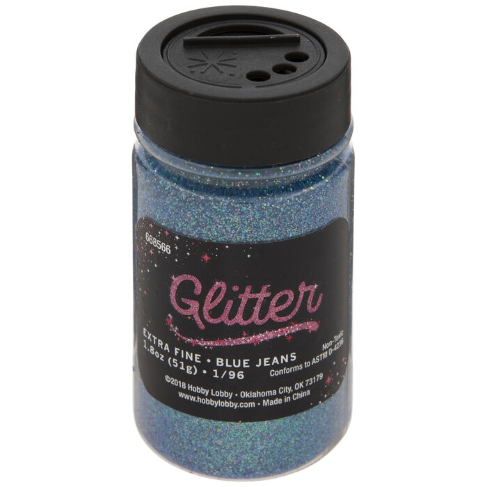 Blue Jeans Extra Fine Glitter - 1.8 Ounces | Hobby Lobby | 668566