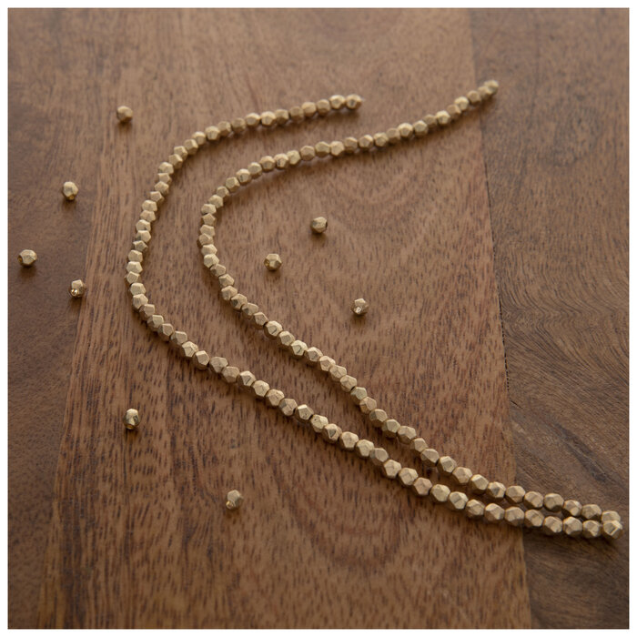 Faceted Geometric Bead Strands - 3mm x 3mm | Hobby Lobby | 2082592